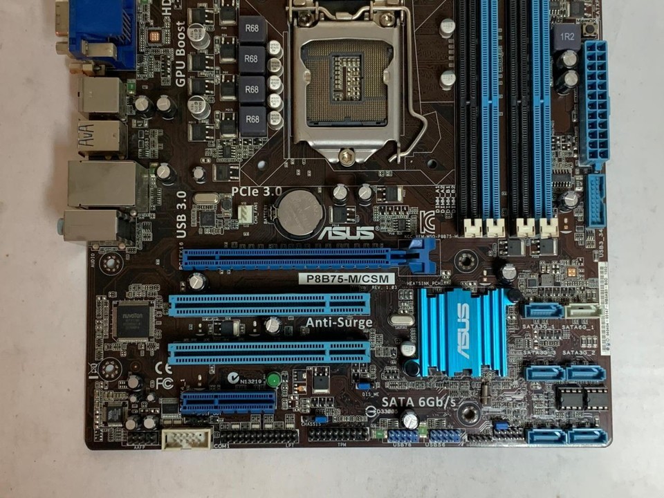 ASUS P8B75-M Intel Socket LGA 1155 Micro ATX Motherboard DDR3 With I/O ...