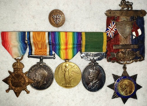 Canadian WW1 / Efficiency Medal Group of (4) 19th Battalion / Royal ...