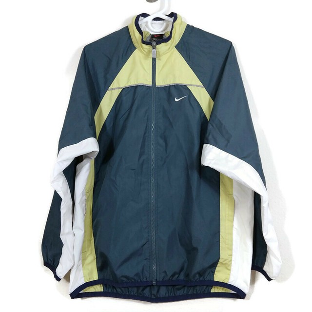 Vintage 90 Nike Windbreaker Jacket NME 920220 Kl4 Full Zip Mens Large ...