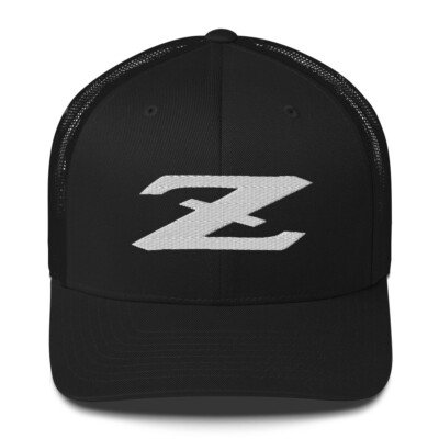 Embroidered 240Z 260Z 280Z Z Logo White Stitching Trucker Cap | eBay