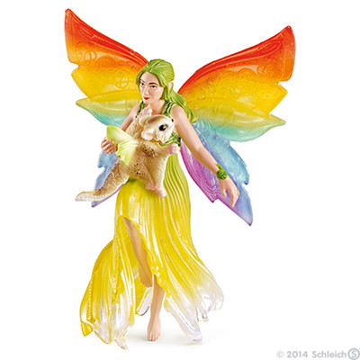 NEW SCHLEICH 70480 Meena & Flying Squirrel - Bayala Elf Fairy Elven ...