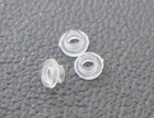 100 Plastic 3mm Sleeve or Flat Washers for Rimless Eyeglasses for screw ...