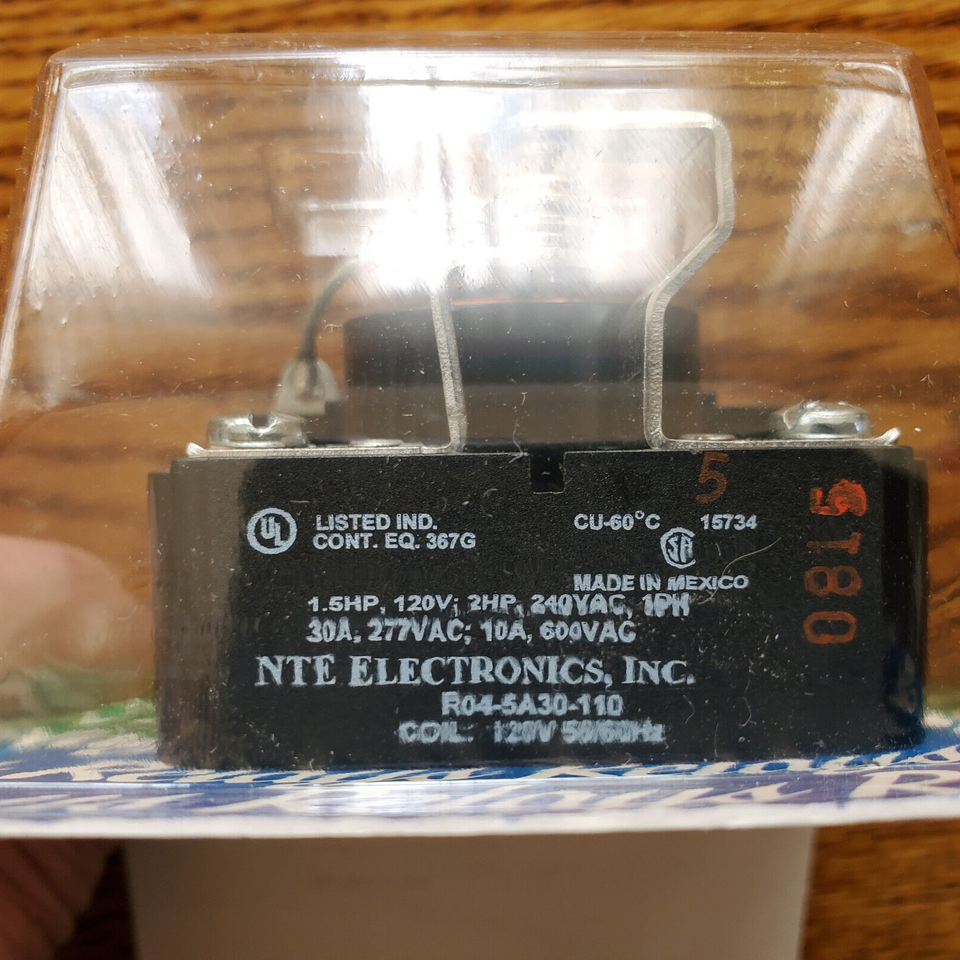NTE Electronics R04-5A30-110 RELAY-120VAC 30AMP SPDT OPEN FRAME NEW | eBay