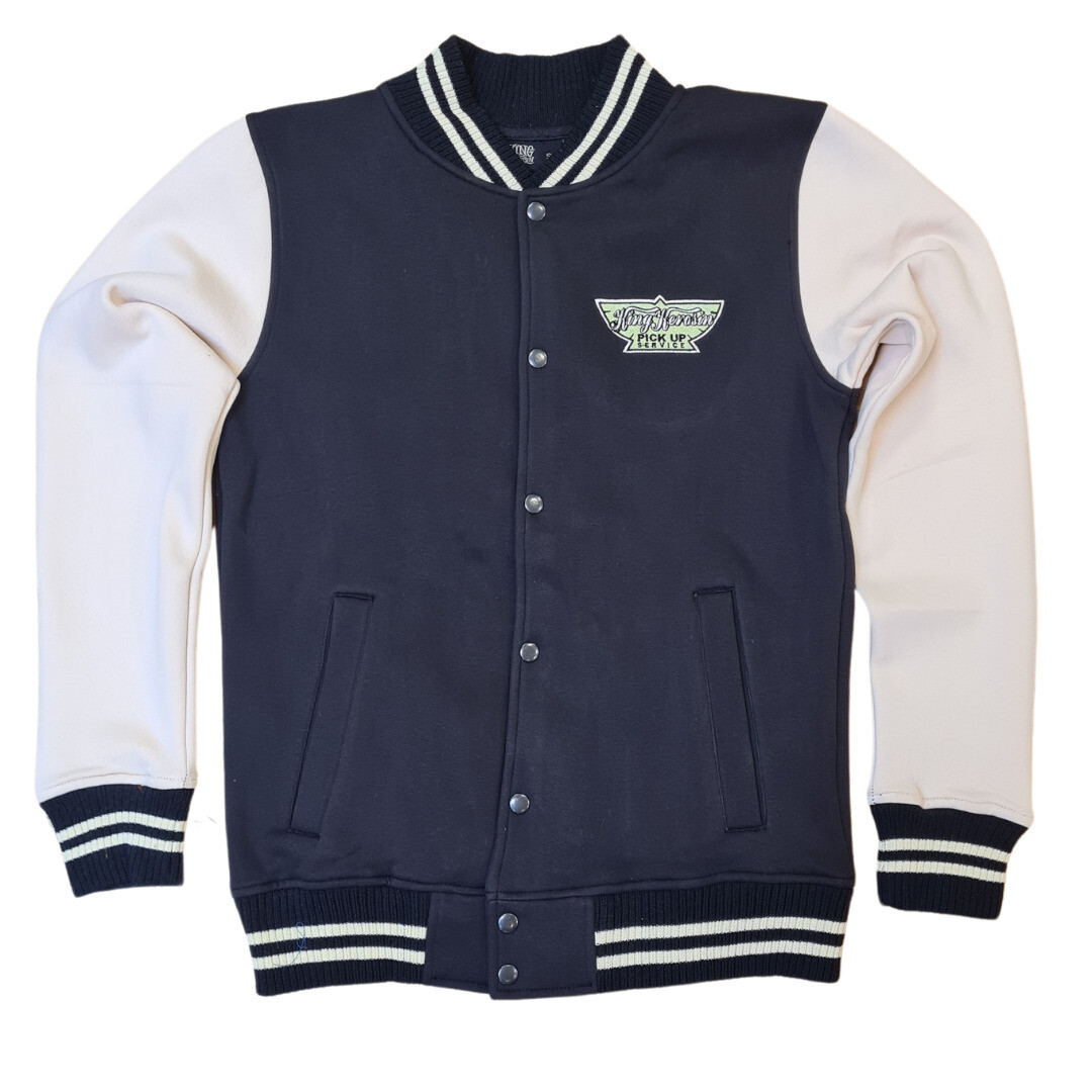 KIng Kerosin Herren College Sweat Jacke Pick Up 50 mit Stick Rockabilly ...