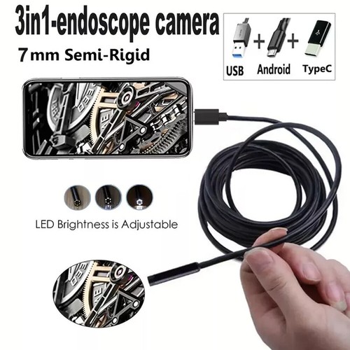 Caméra Endoscopique Hd Endoscope Lumière Usb Caméra D'inspection ...