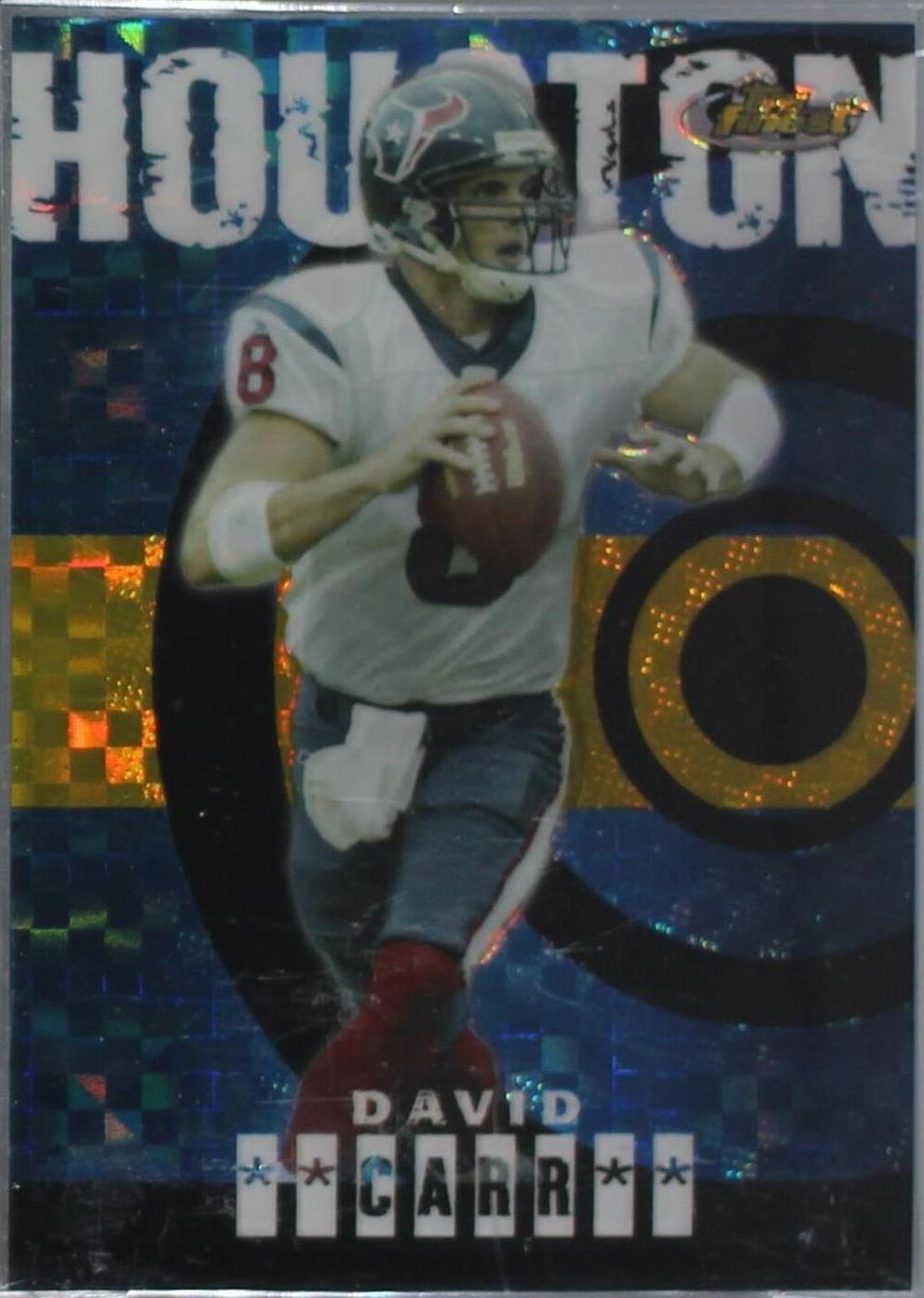 2004 Topps Finest - David Carr #12 Gold X-Fractor /150 for sale online ...
