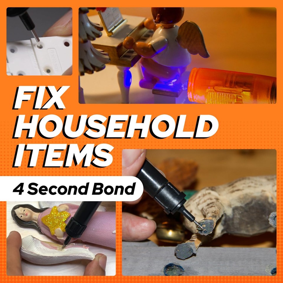 Bondic UV Glue Kit with Light, Super Glue, Plastic Welding Kit, Curing Light 816491000241 | eBay