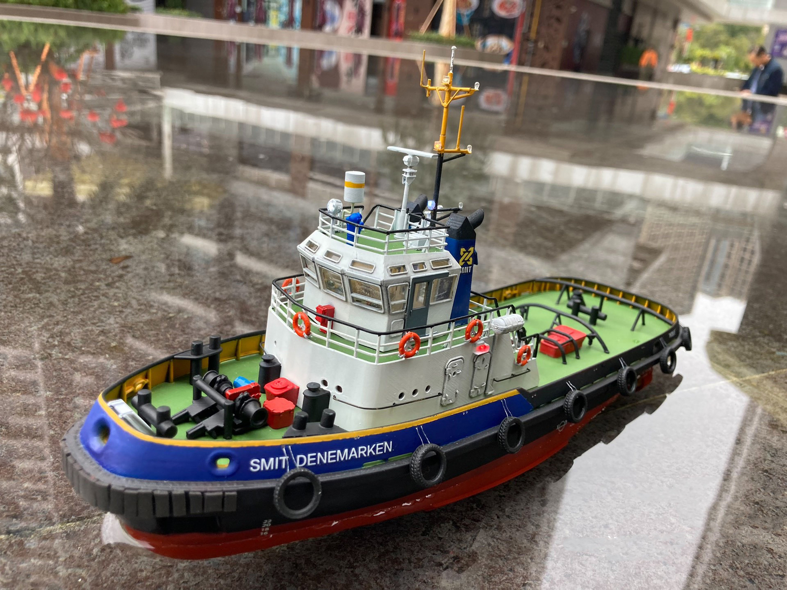 SMIT Denemarken TUG Scale 1:72 395mm 15" RC Model Ship Kit | eBay