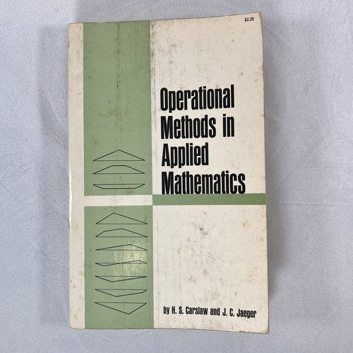 Operational Methods in Applied Mathematics 1963 Print | eBay