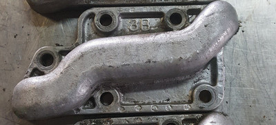 83+ TOYOTA 20R 22R 22RE EGR COOLER CROSS OVER CYLINDER HEAD RARE ...