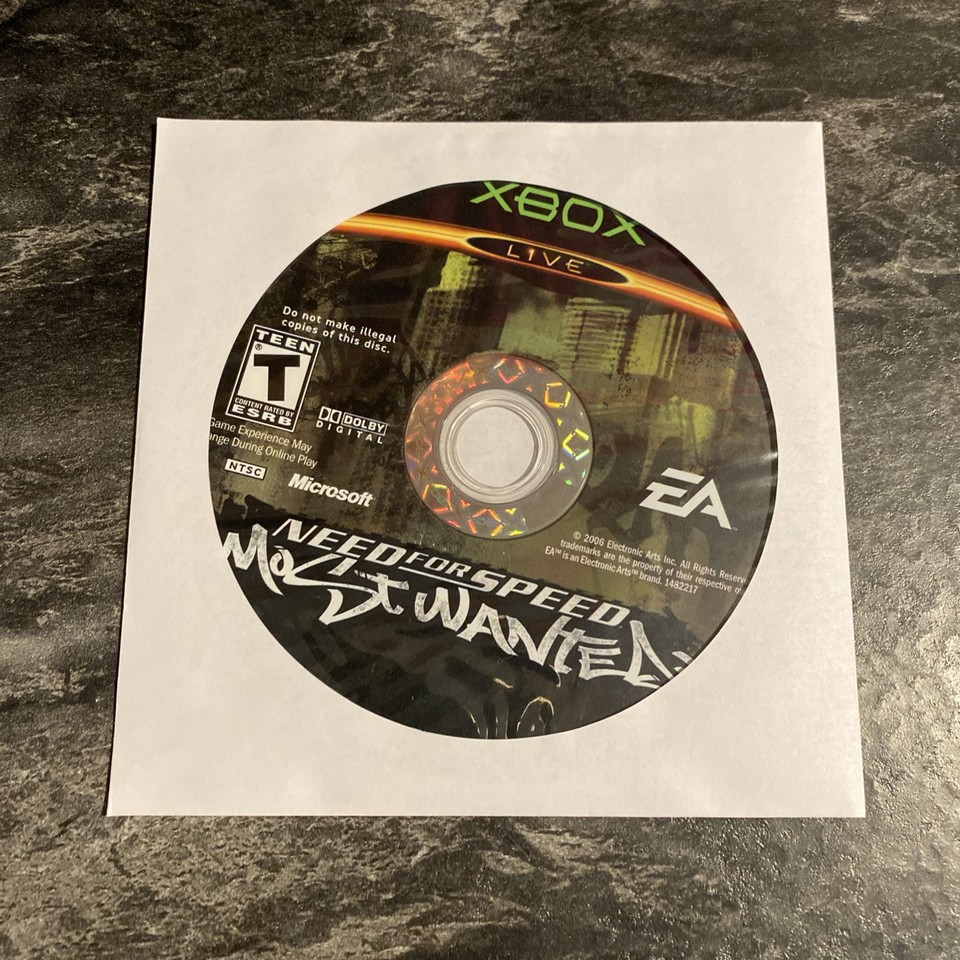 Need for Speed: Most Wanted (Microsoft Xbox) Disc Only, Tested, Working ...