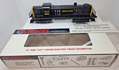 Lionel O Gauge SOO Line RS-3 Diesel Locomotive #8804 Model 6-18804 ...