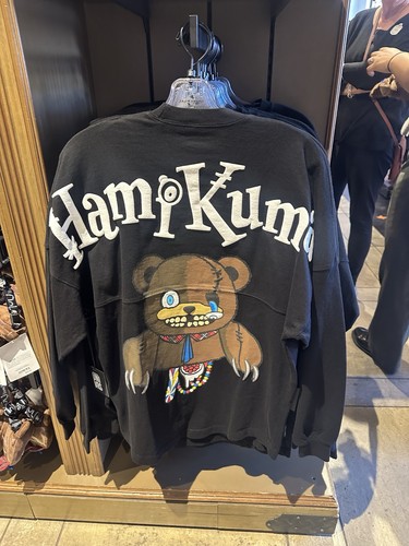 Universal Studios HHN Hamikuma Bear Spirit Jersey Black Long Sleeve 2xl ...