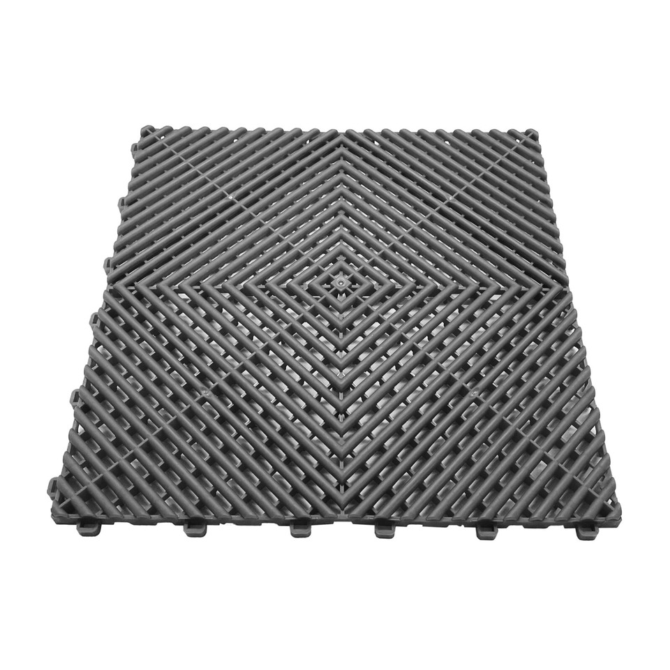 Vented Modular Interlocking Garage Flooring Tiles, Showroom, Outdoor ...