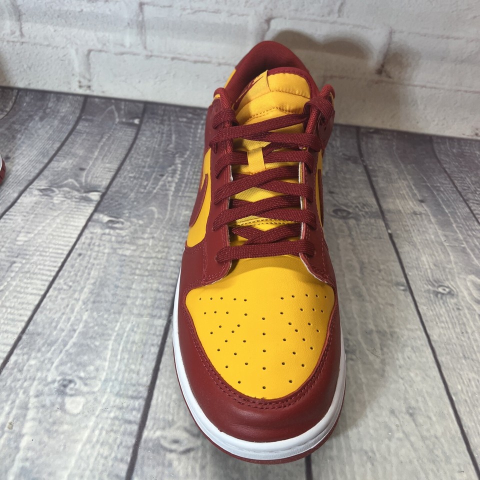 Nike Dunk Low Midas Gold USC Trojans Red Gold Shoes DD1391-701 Men’s ...