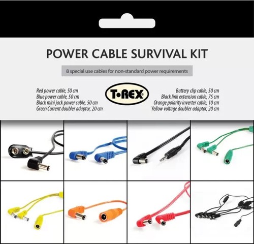 T-REX Guitar Pedal Power Supply Adapter Plug 9V DC 1A, 5 Way Splitter ...