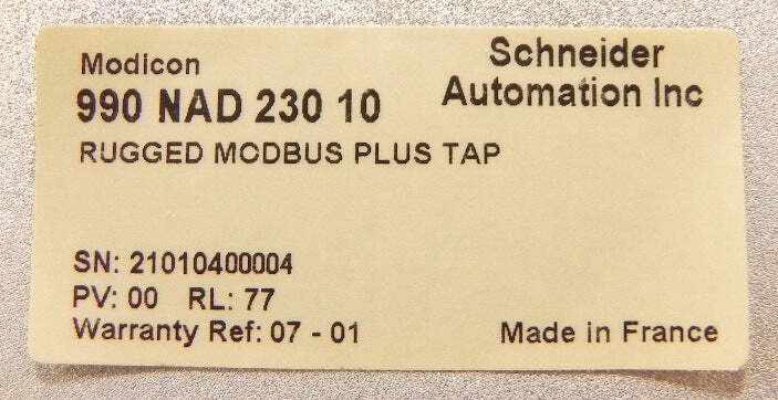 Schneider / Modicon Modbus Rugged Modbus Plus Tap 990 NAD 230 10 | eBay
