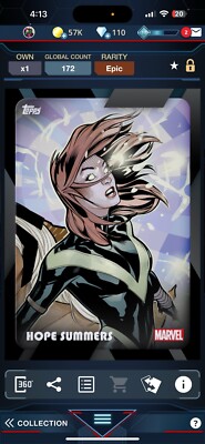 Topps Epic Marvel Hope Summers 2020 | eBay