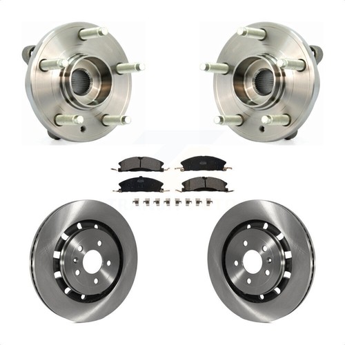 Front Hub Bearing Disc Brake Rotor Pads Kit For Ford Flex Taurus ...