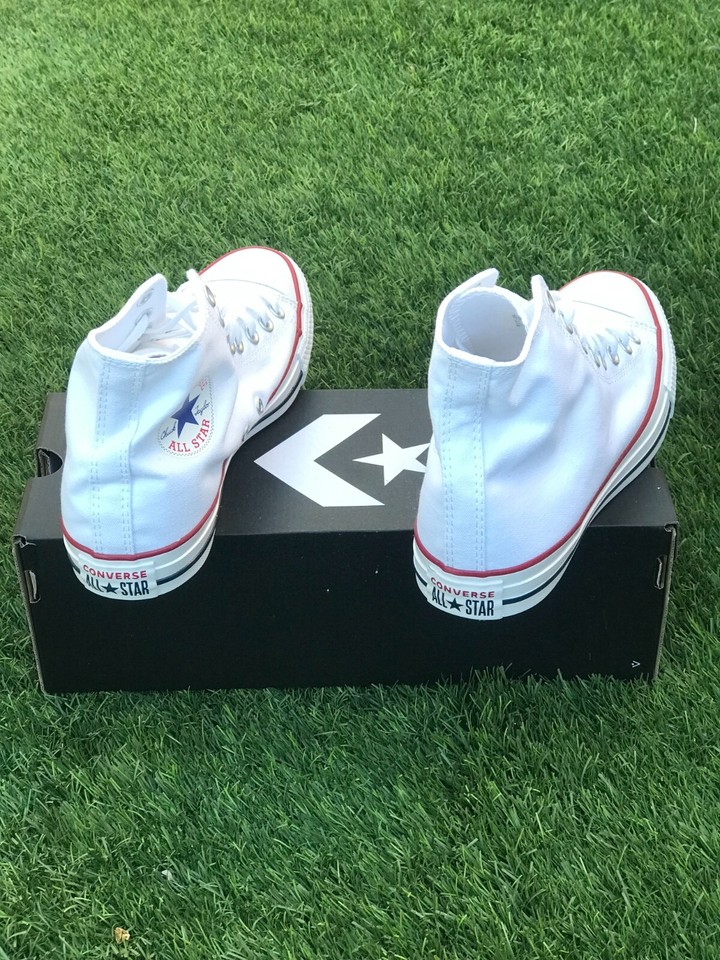 Converse Shoes all Stars for men and women Optical White Color HighTop ...