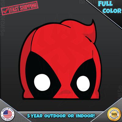 Deadpool Peeking Peek Peekabo Peekers VINYL DECAL STICKER 231 | eBay