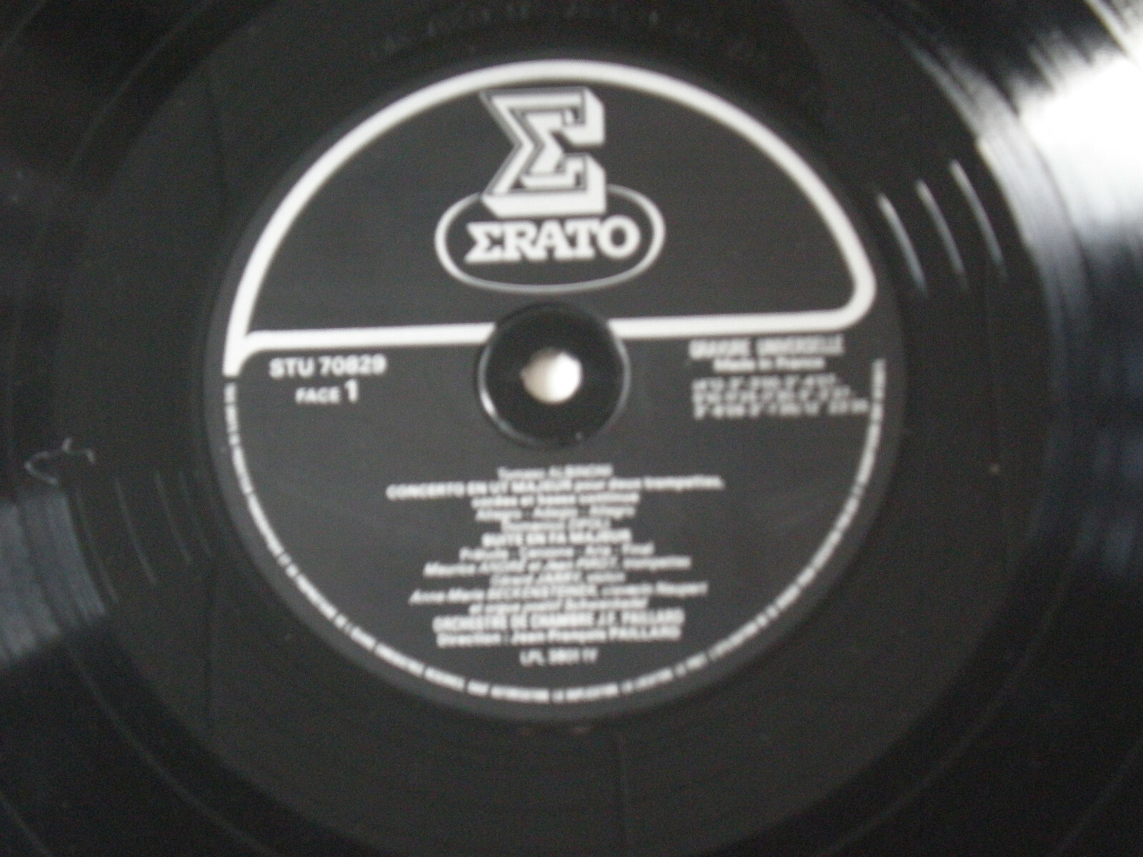 MAURICE ANDRE PLAYS ALBINONI, ZIPOLI, BACH - FRENCH 1973 ERATO LABEL LP ...