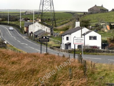 Photo 6x4 Lancashire /Yorkshire Boundary, Sharneyford Bacup The A681 ...