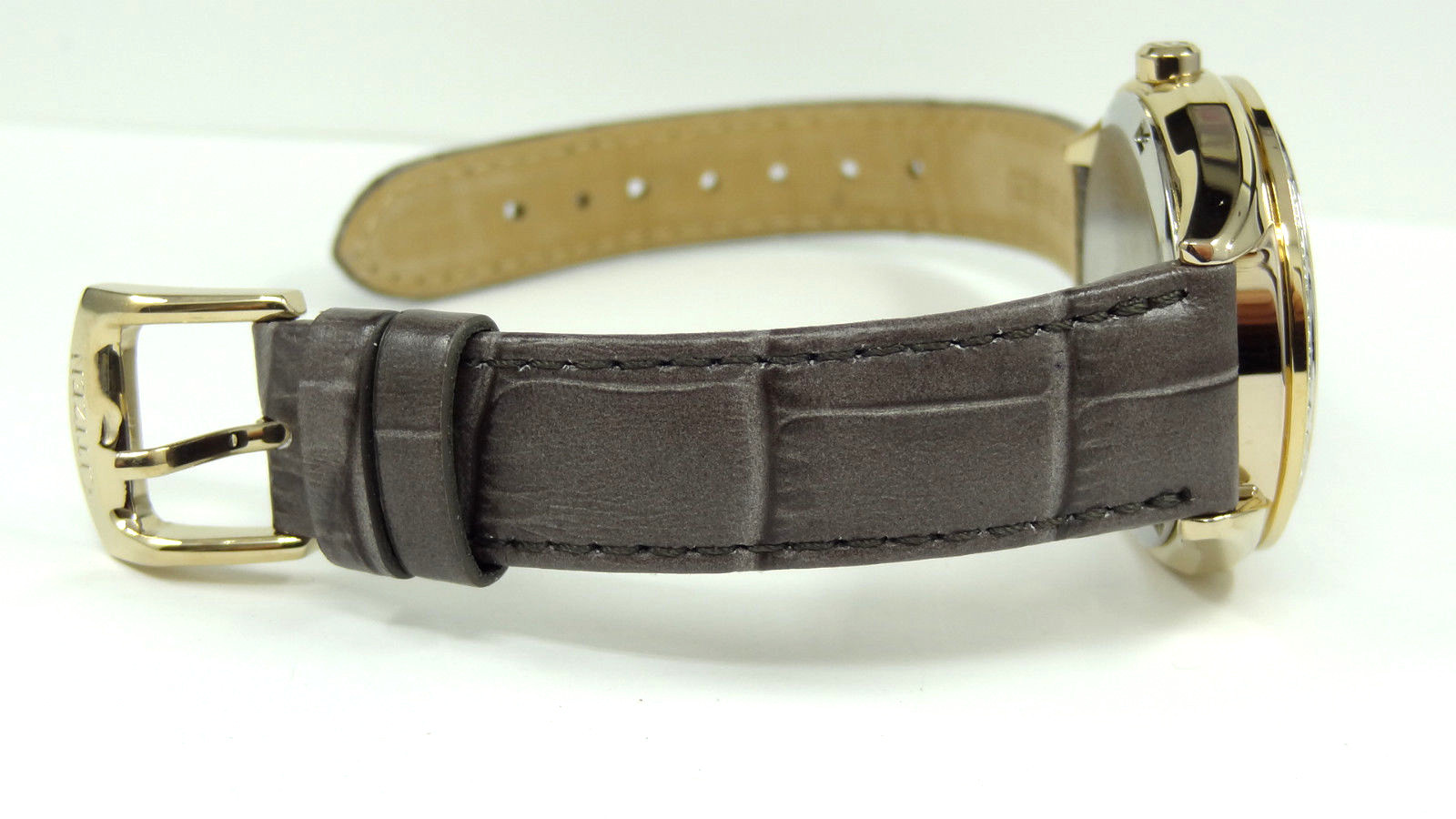 Citizen FD1063-06H Eco-Drive Swarovski Crystal Leather Strap Women's ...