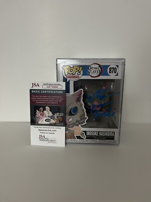inosuke signed funko pop by bryce papenbrook with JSA | eBay