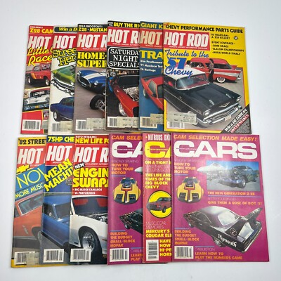 Vintage Lot Of 12 Hot Rod/Hi Performance Cars Magazines 1982 | eBay