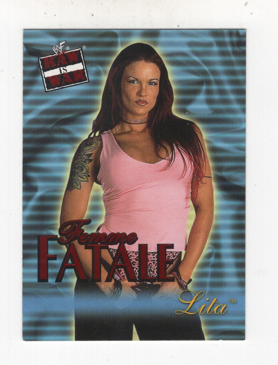 2001 FLEER WWF RAW IS WAR WRESTLING FEMME FATALE DIVA ROOKIE MOLLY ...