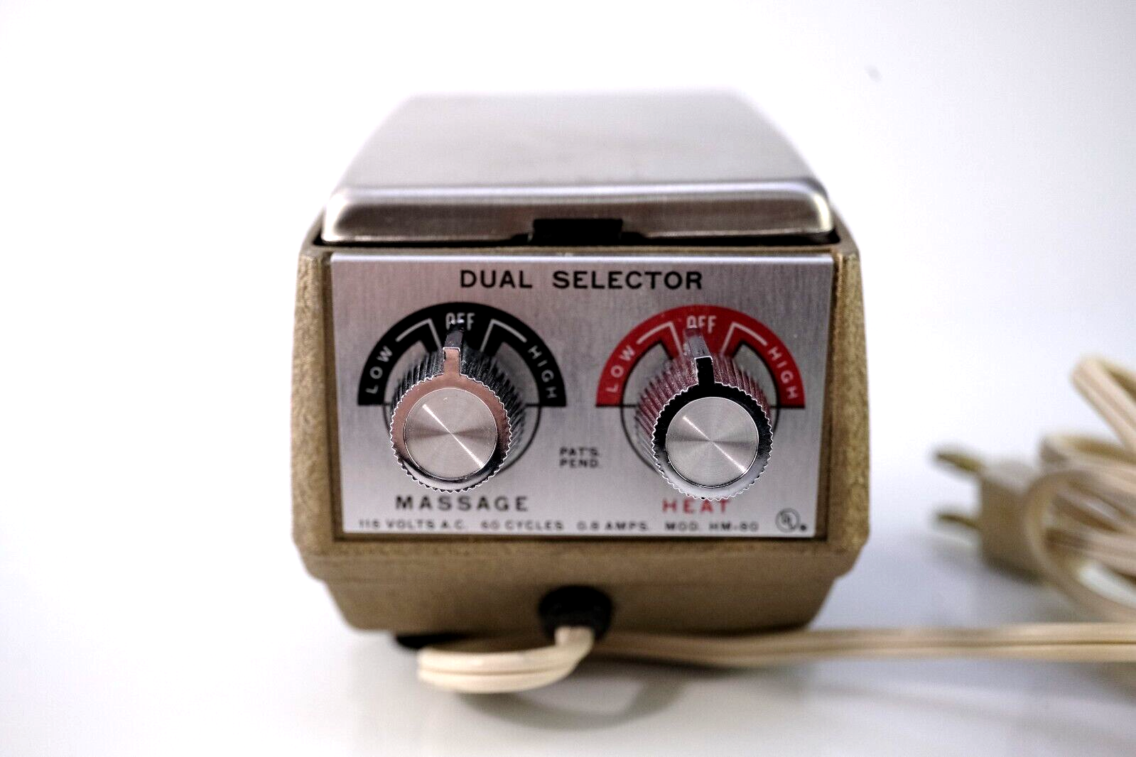Vintage Pollenex Twin Action Deep Heat Handheld Massager Model HM-80 ...