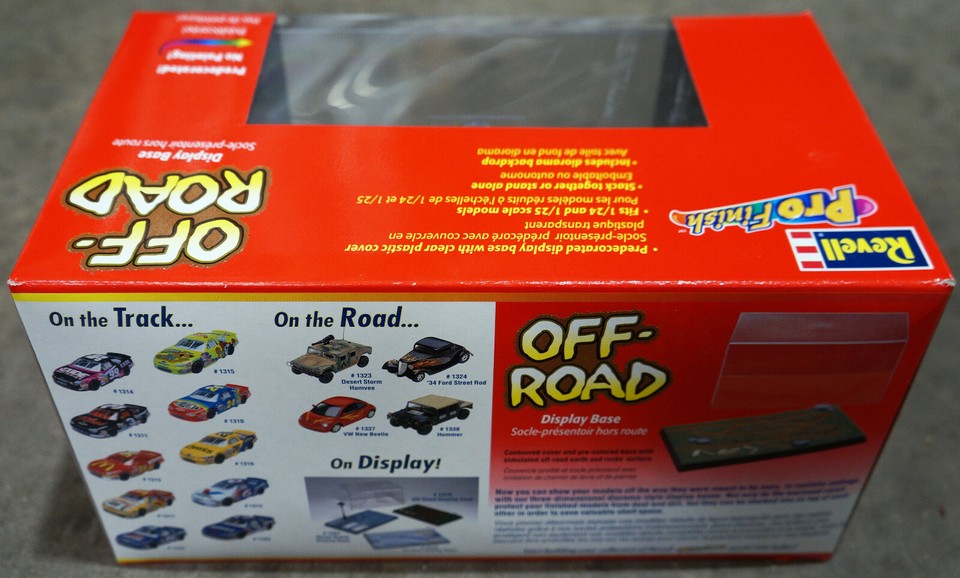 REVELL PRO FINISH OFF-ROAD DISPLAY CASE CLEAR PLASTIC FITS 1/24-1/25 ...