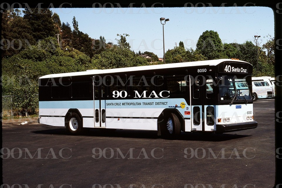 SCMTD. TRANSIT BUSES. Santa Cruz (CA). 10 Original Slides 1982-1999. (B ...