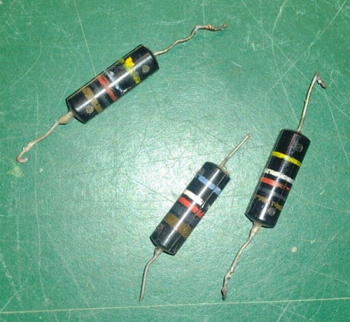 Lot of 3 .001 MFD 1000 pf Vintage Bumble Bee Capacitors Guitar Amp Tone ...