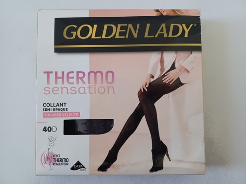 GOLDEN LADY COLLANT SEMI OPAQUE 40 DEN TAILLE 2-S THERMO SENSATION | eBay