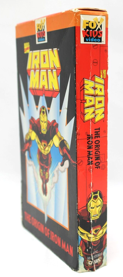 Marvel The Origin of Iron Man VHS 1997 Fox Kids Video Superhero Cartoon ...