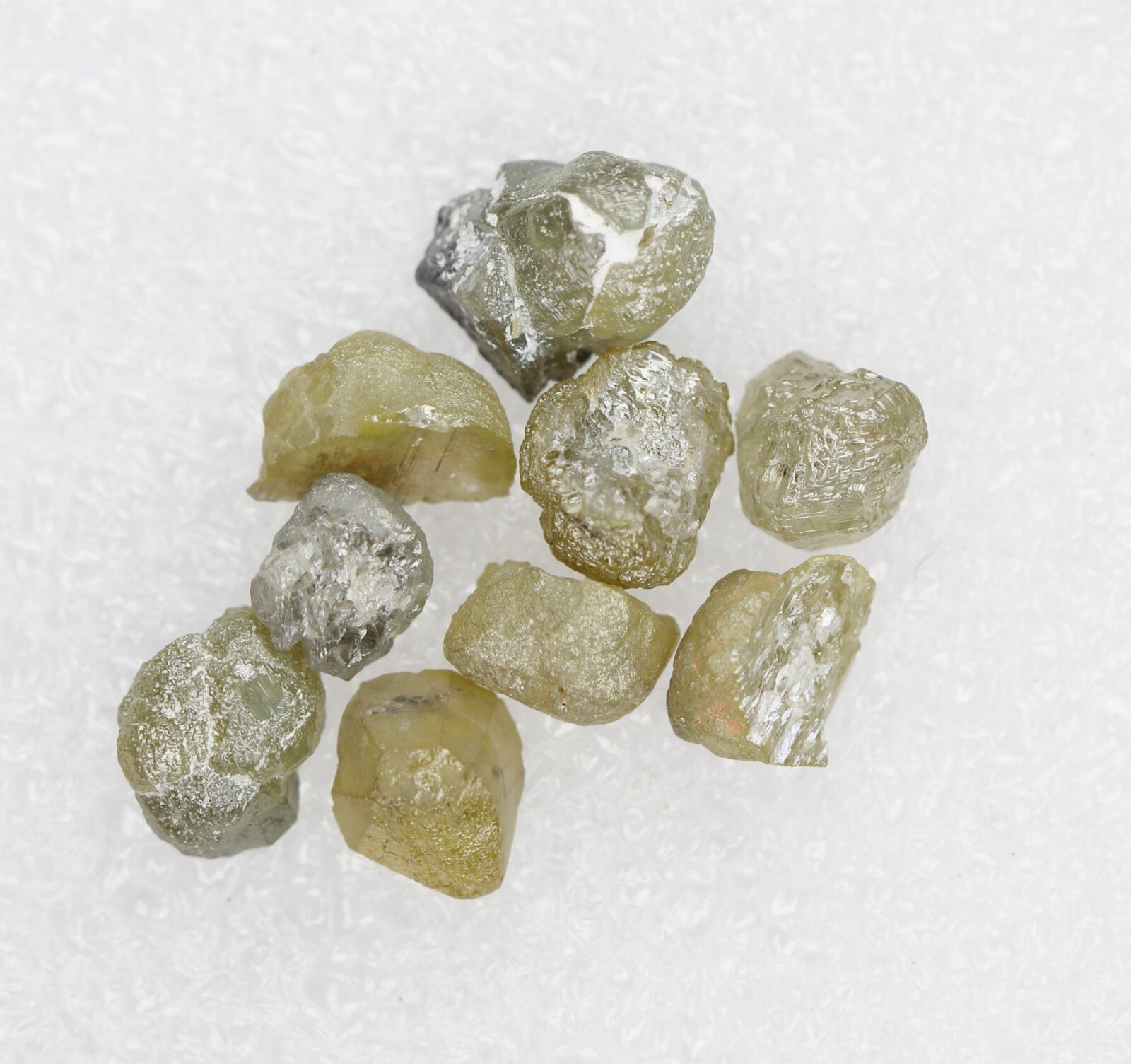 6.80 CT Natural Rough Uncut Diamond Green-Grey Irregular Shape for ...