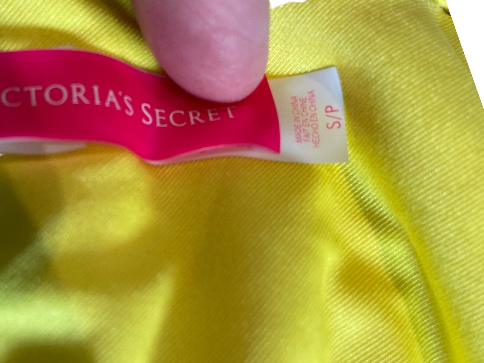 Victoria’s Secret Yellow Ruffled Bikini Top Swim Swim… - Gem