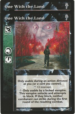 One With the Land x2 5th Edition Jyhad VTES | eBay