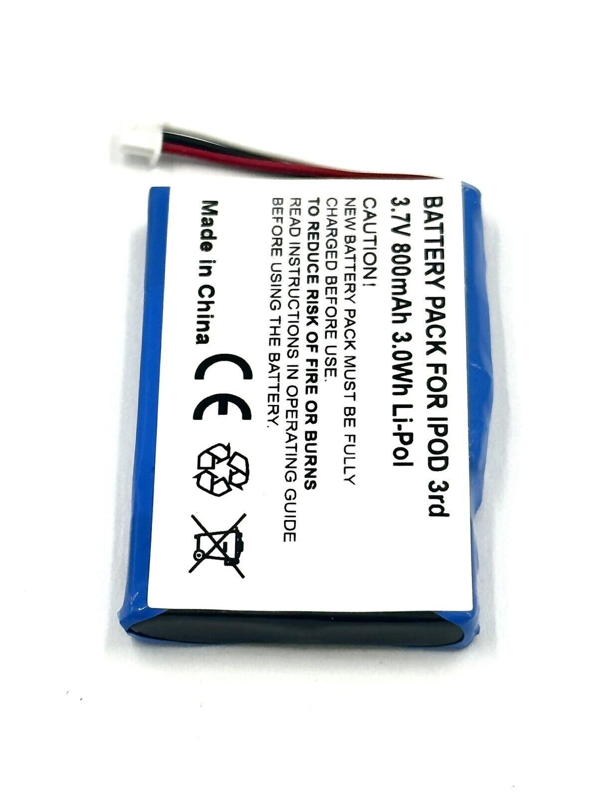 Replacement Battery For Apple iPod 3rd Generation Classic 616-0159 ...