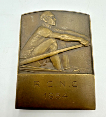 MEDAL Plaque BELGIUM ROWING CHAMPIONSHIP 1964 YEAR | eBay