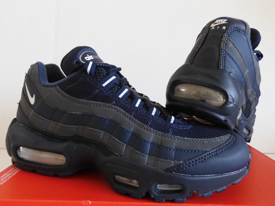 Nike Air Max 95 Obsidian Blue-White-Iron Grey Mens Sz 6 Rare! [DD7114 ...