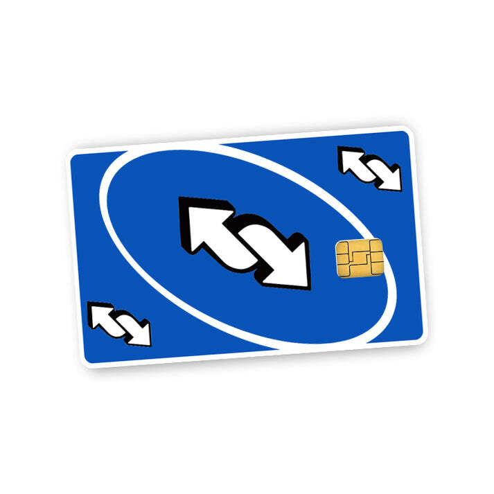 UNO Reverse Card Skin (4-Pack) | Red, Yellow, Blue, Green | Funny Game ...