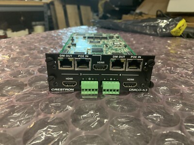 Crestron DMCO-53 POE DM HDMI Output Card DMC-CO-HD a DMC-HDO | eBay