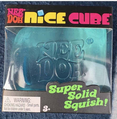Nee Doh Nice Cube Blue Super Solid Squishy Stress Relief Toys Ebay 4859