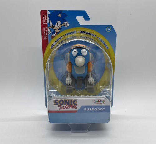Sonic The Hedgehog Burrobot Figure 2.5 inch Classic Mogurin Badnik ...