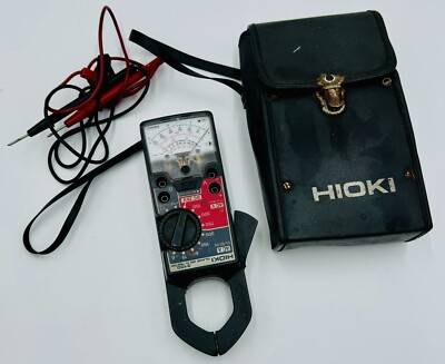 Hioki AC DC Clamp On Hi Tester 3100 in Case Leads Tested JAPAN | eBay