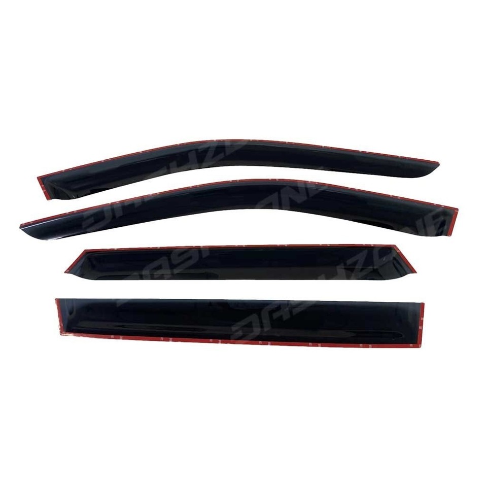 For 16-23 Volvo XC90 Smoke Tint Window Visor Sun Wind Rain Guard Vent ...