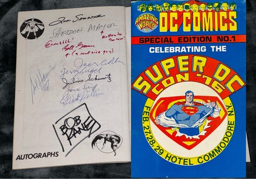 DC Comics Superman & Batman Creators (Impossible Rare Autos) Signed ...